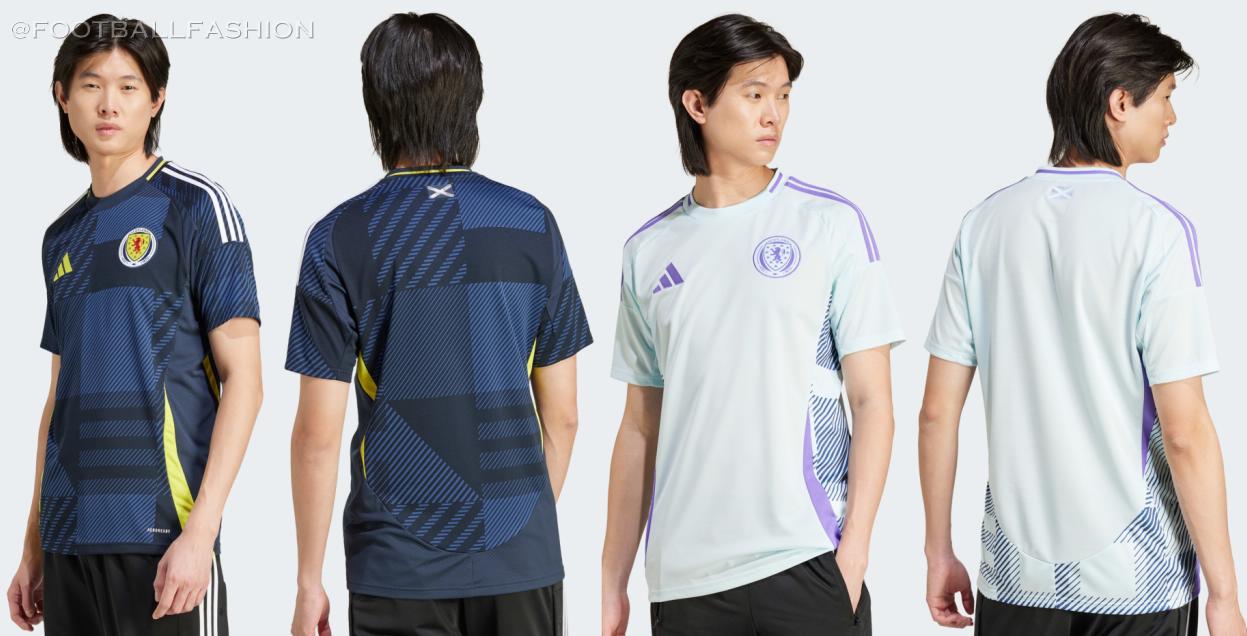Scotland 2024/25 adidas Home and Away Kits - FOOTBALL FASHION