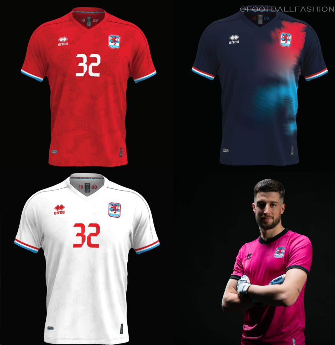 Luxembourg 2024/26 Erreà Kits - FOOTBALL FASHION
