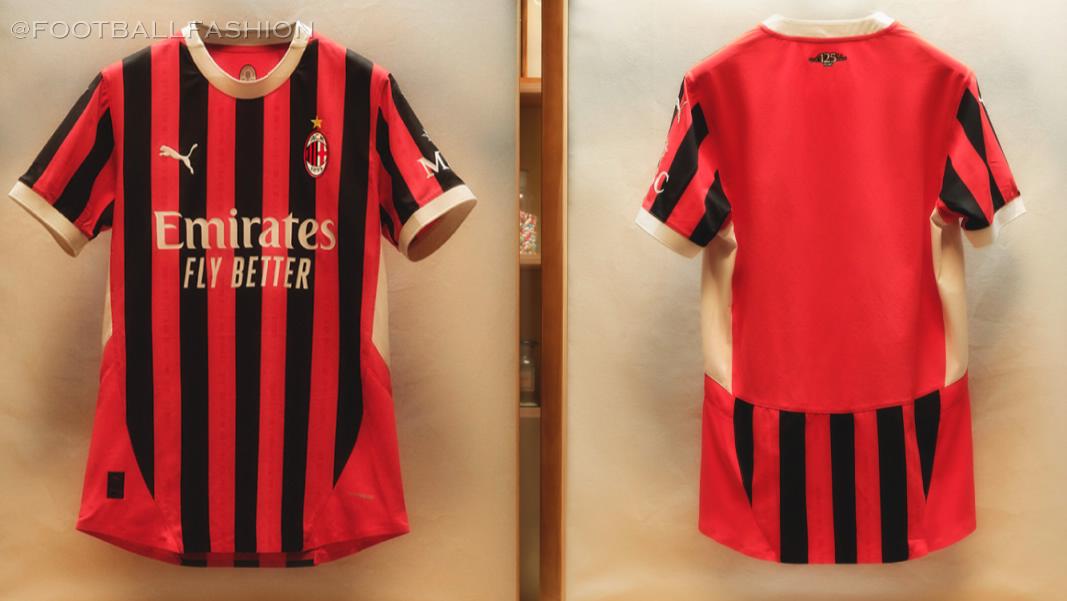 AC Milan 2024/25 PUMA Home Kit - FOOTBALL FASHION