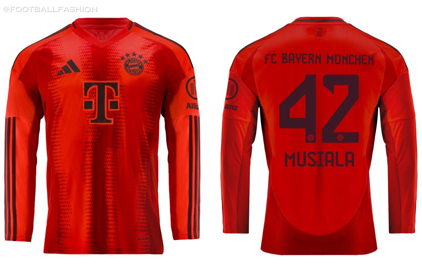 FC Bayern Munich 2024/25 adidas Home Kit - FOOTBALL FASHION