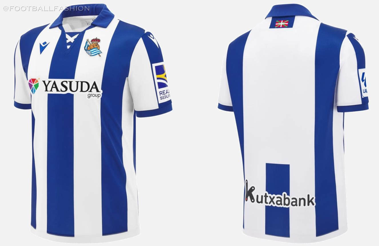 Real Sociedad 2024/25 Macron Home Kit - FOOTBALL FASHION