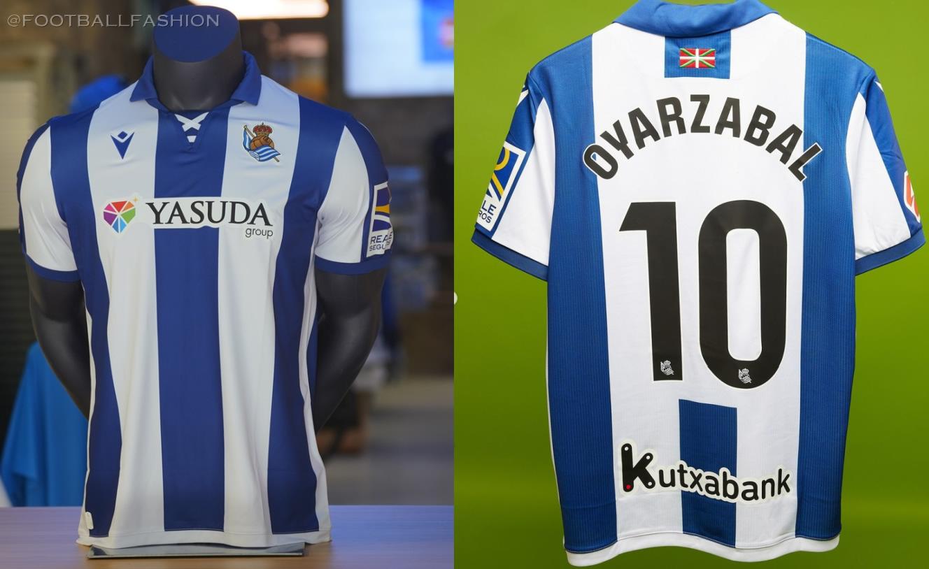 Real Sociedad 2024/25 Macron Home Kit - FOOTBALL FASHION