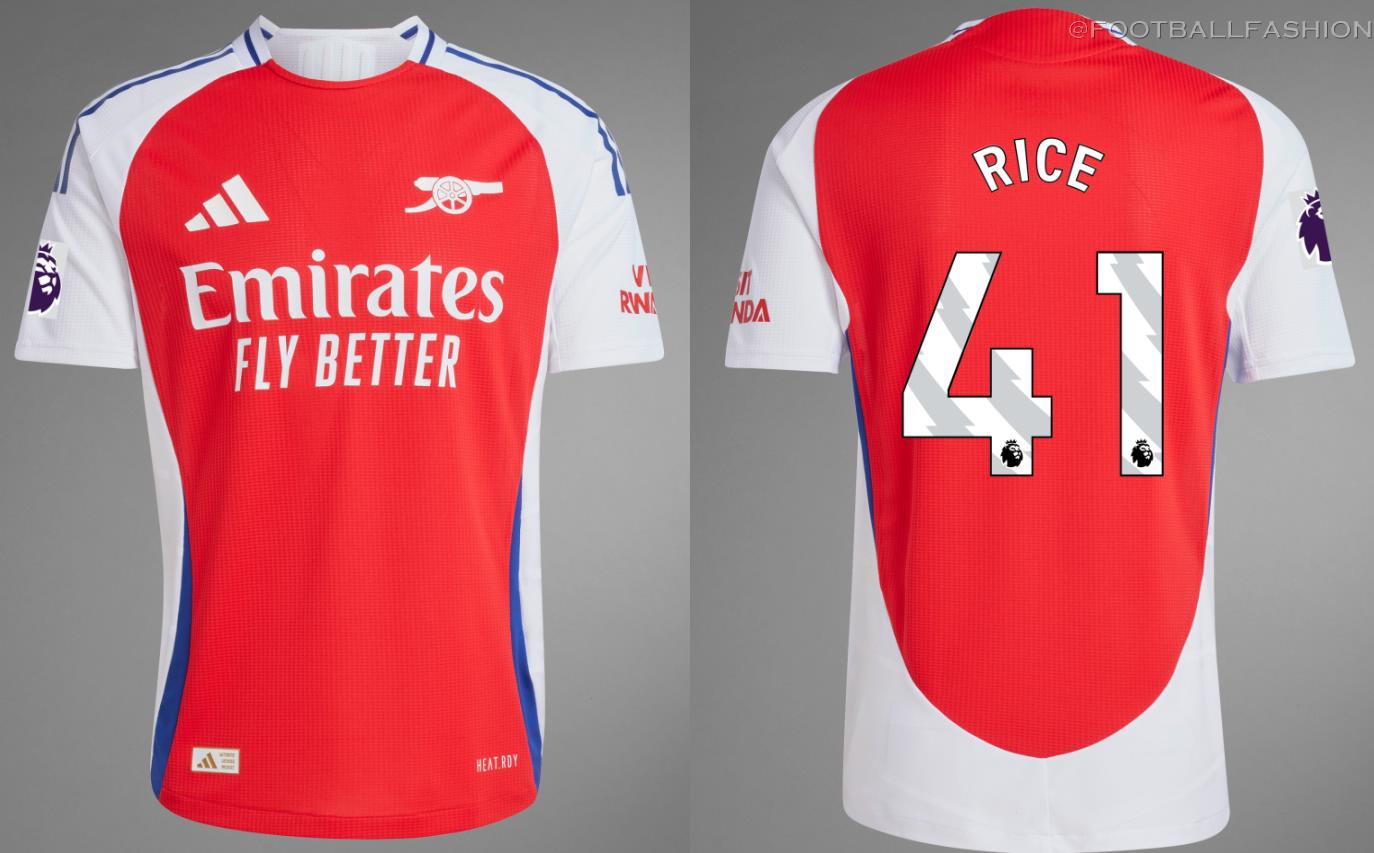 Arsenal 2024/25 adidas Home Kit - FOOTBALL FASHION