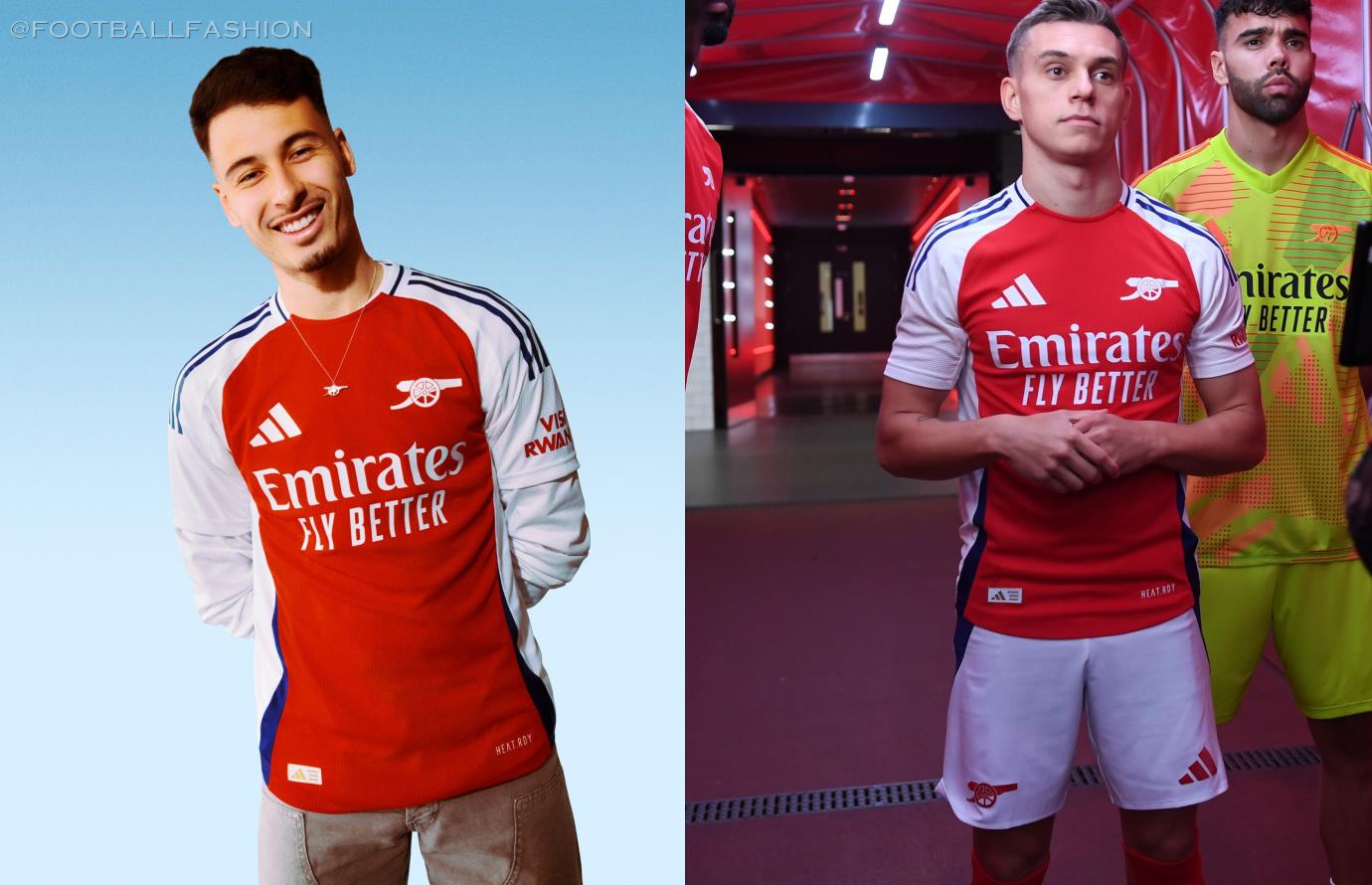 Arsenal 2024/25 adidas Home Kit - FOOTBALL FASHION