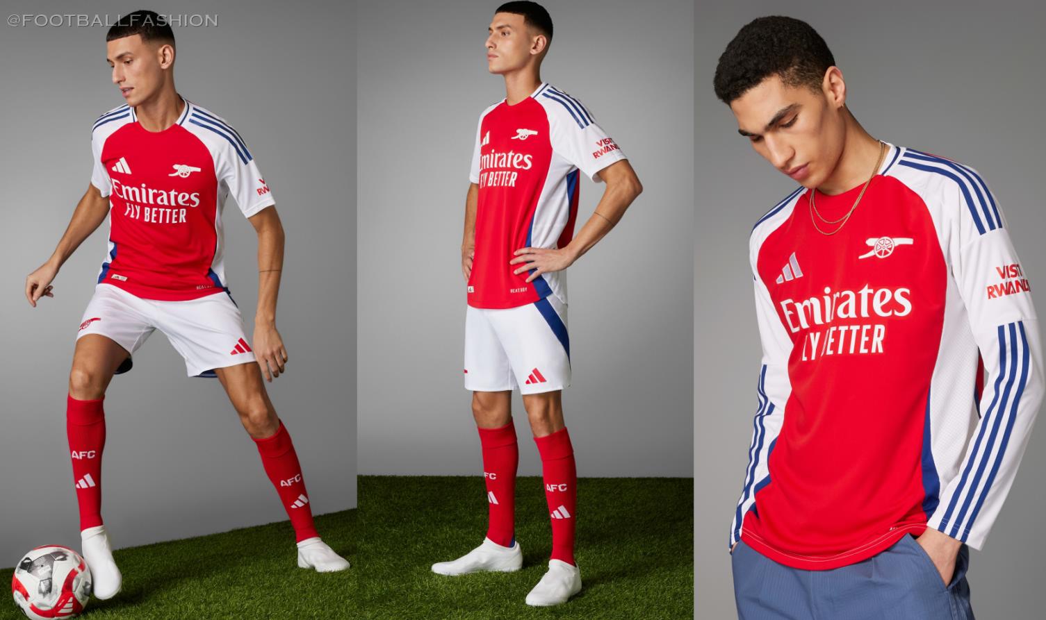 Arsenal 2024/25 adidas Home Kit - FOOTBALL FASHION