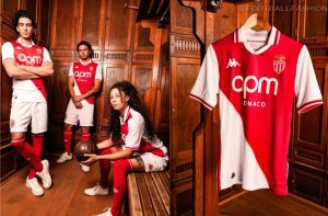 AS Monaco 2024/25 Kappa Home Kit - FOOTBALL FASHION