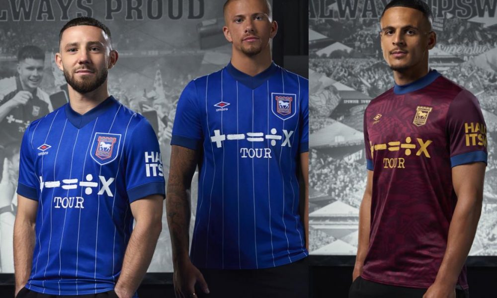 Ipswich Town 2024/25 Umbro Premier League Kits - FOOTBALL FASHION