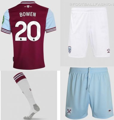 West Ham 2024/25 Umbro Home Kit - FOOTBALL FASHION
