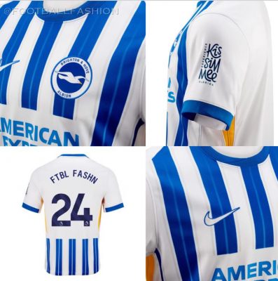 Brighton & Hove Albion 2024/25 Nike Home Kit - FOOTBALL FASHION