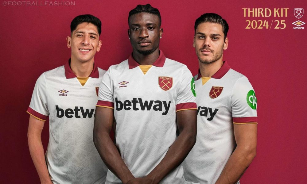 West Ham United 2024/25 Umbro Third Kit - FOOTBALL FASHION