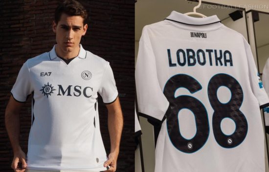 SSC Napoli 2024/25 EA7 Away Kit - FOOTBALL FASHION