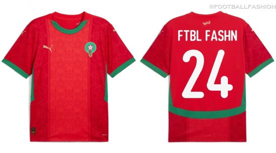 Morocco 2024/25 PUMA Home and Away Kits - FOOTBALL FASHION
