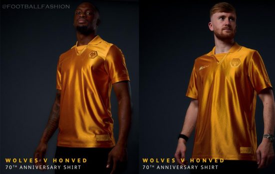Wolves v Honvéd 1954 70th Anniversary Kit - FOOTBALL FASHION