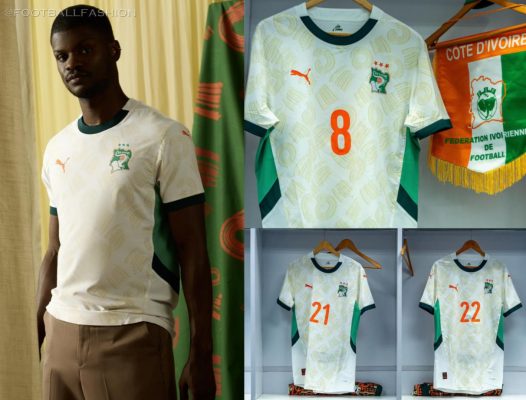 Ivory Coast 2024/25 PUMA Home and Away Kits - FOOTBALL FASHION