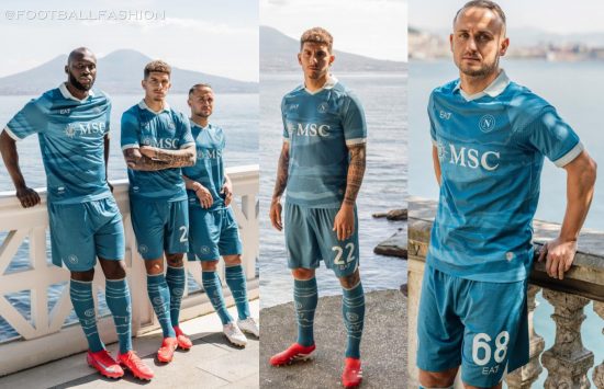 SSC Napoli 2025 EA7 Fourth Kit - FOOTBALL FASHION