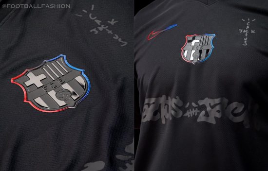 FC Barcelona x Travis Scott Nike Away Kit - FOOTBALL FASHION