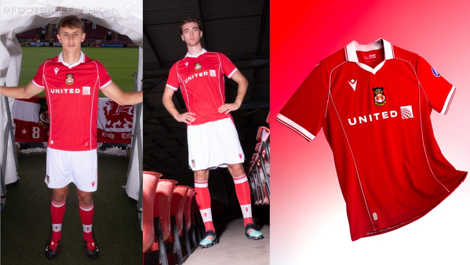 Wrexham AFC 2025/26 Macron Home Kit - FOOTBALL FASHION