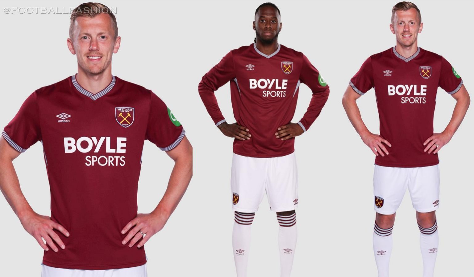 West Ham 2025/26 Umbro Home Kit - FOOTBALL FASHION