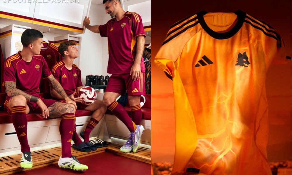 AS Roma 2025/26 adidas Home, Away and Third Kits - FOOTBALL FASHION