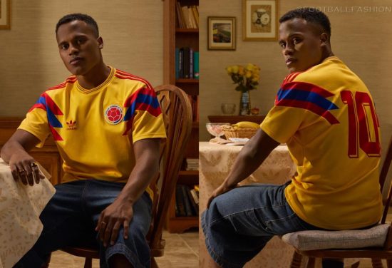 Reissue: Colombia World Cup 1990 Home Jersey - FOOTBALL FASHION